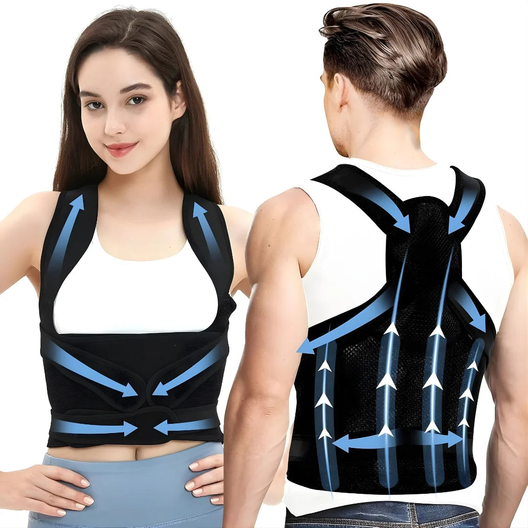 Adjustable Back Support Brace – ErgonomicLux
